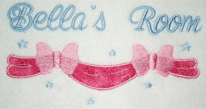 Applique Designs for Girls - Initial-Impressions